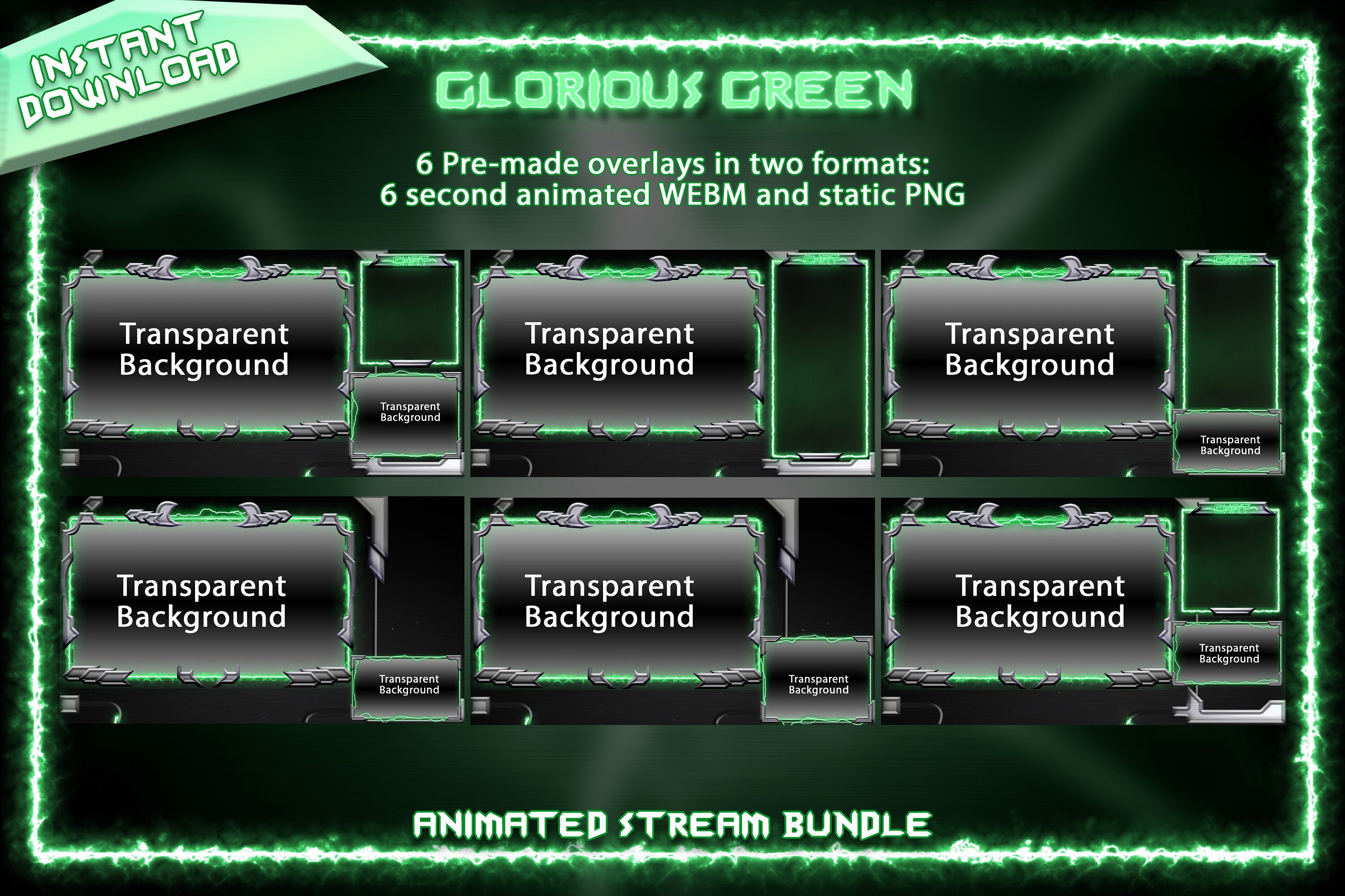 Full Animated Twitch Bundle, Animated Twitch Stream Package, Twitch ...