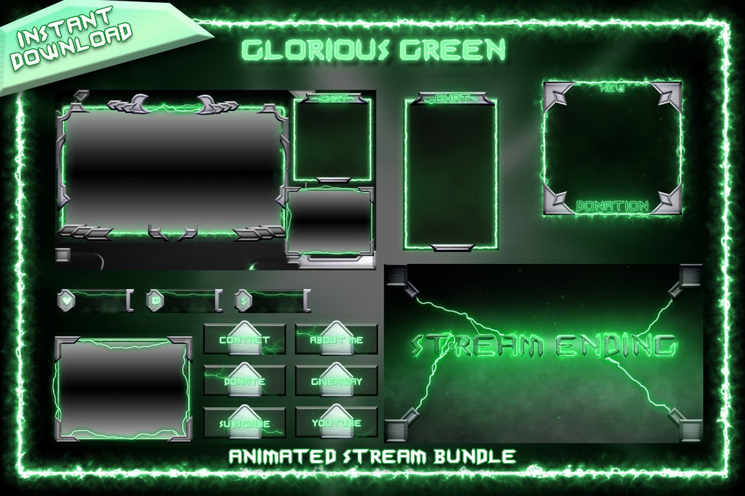 Full Animated Twitch Bundle, Animated Twitch Stream Package, Twitch ...