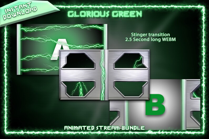 Full Animated Twitch Bundle, Animated Twitch Stream Package, Twitch ...