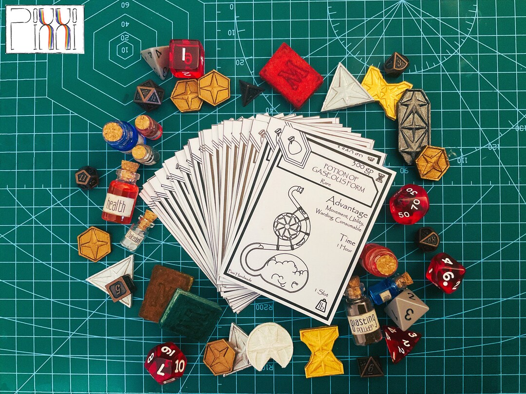 Potion Cards | PDF Download | 5e - Etsy