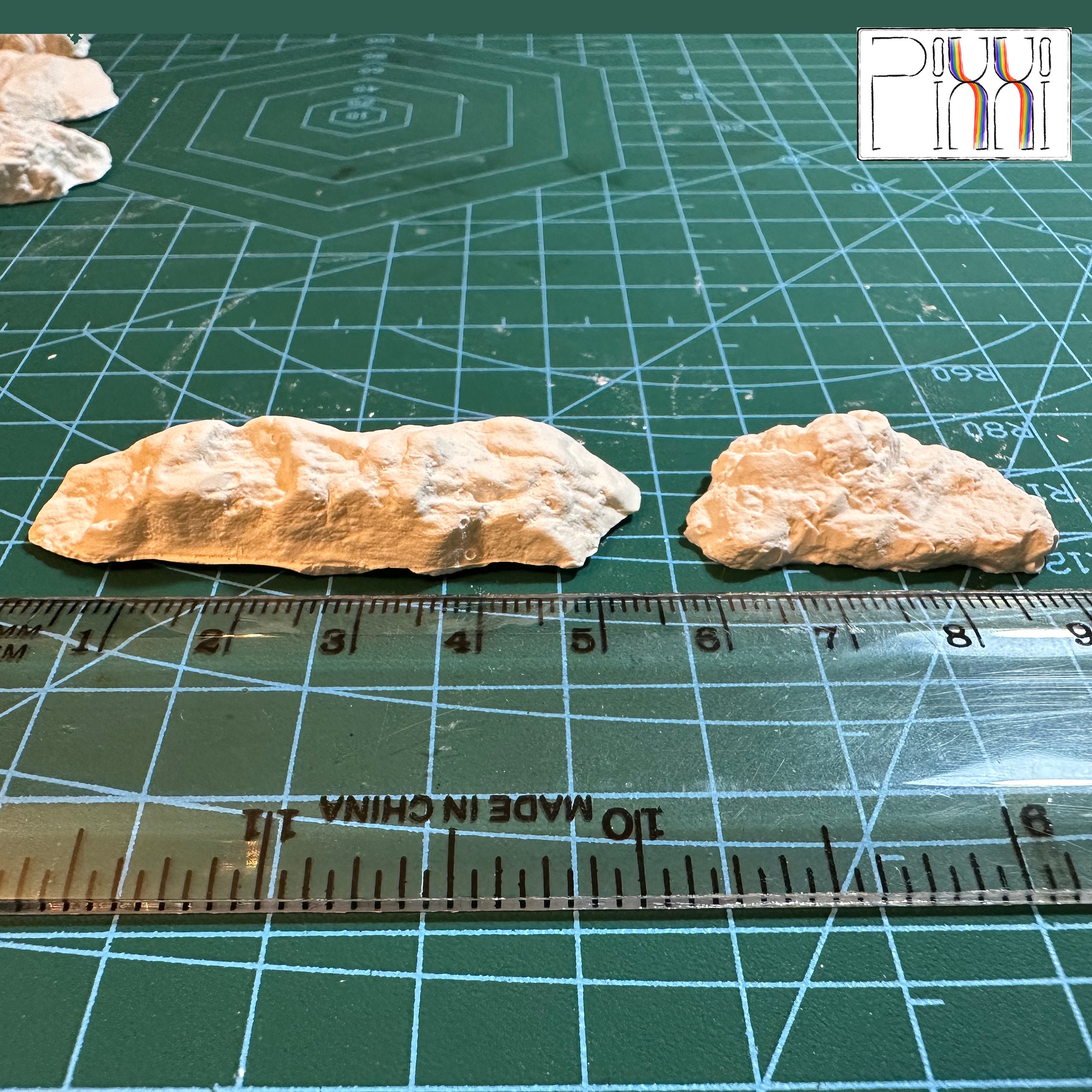 Miniature Rocks Set of 10 Stone Dust Terrain Realistic - Etsy