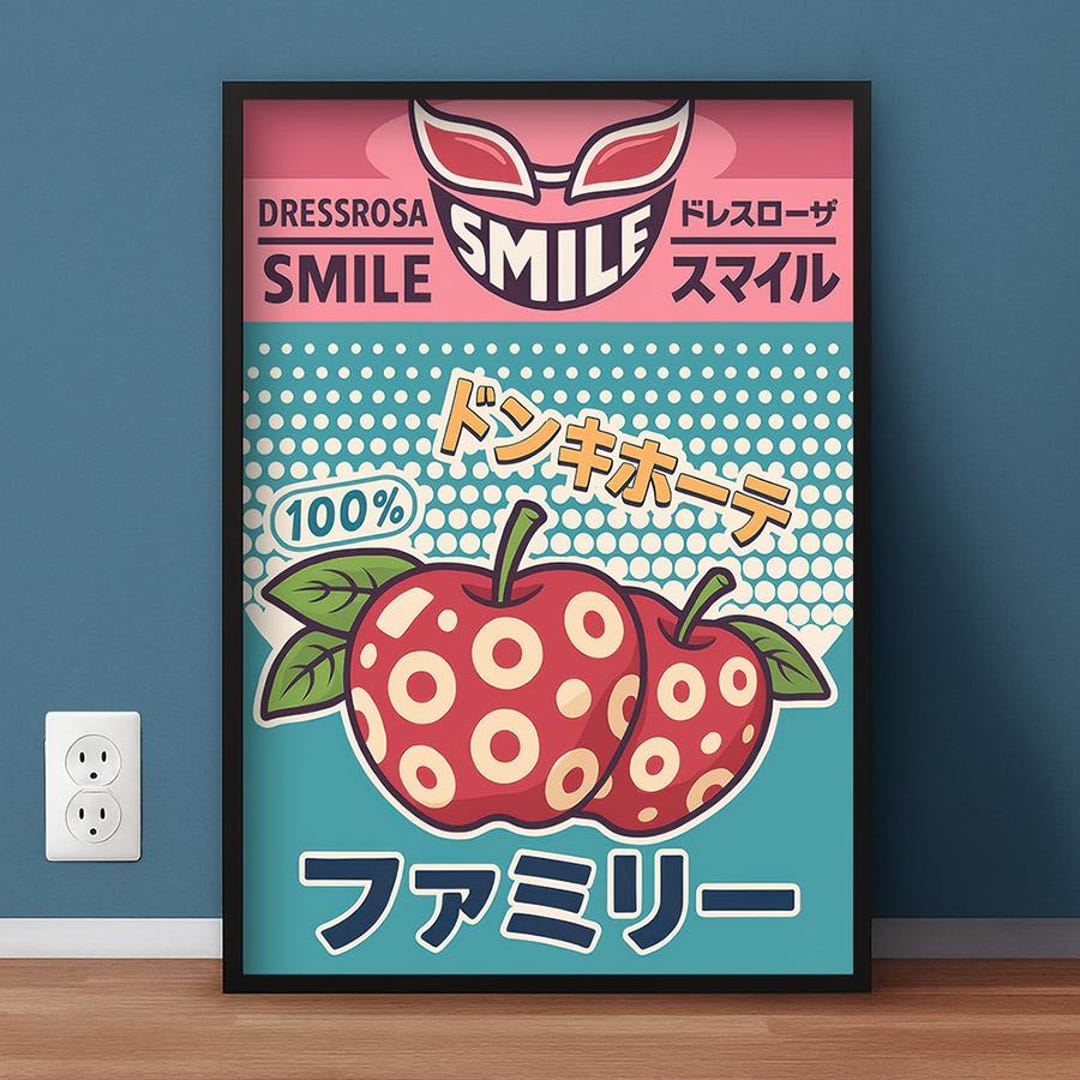 Smile Dressrosa, One Piece TV Series Poster Wall Art | Manga Poster ...