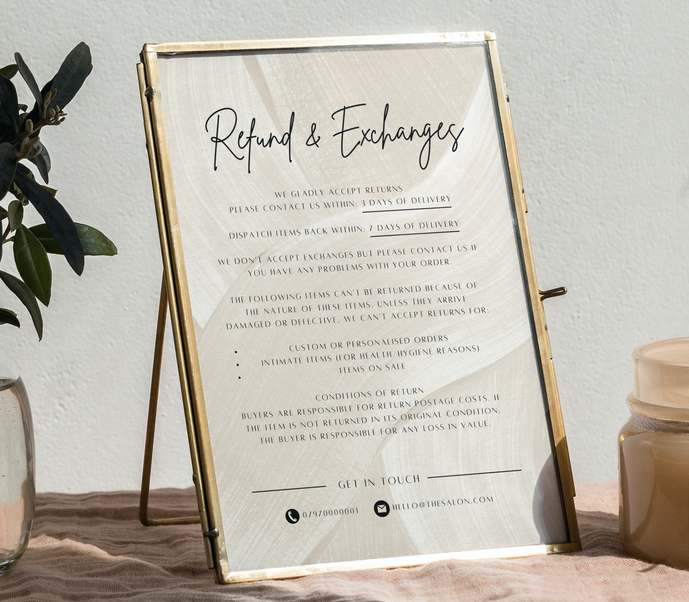 Price List Sign Bundle Social Media Sign Scan to Pay Sign - Etsy
