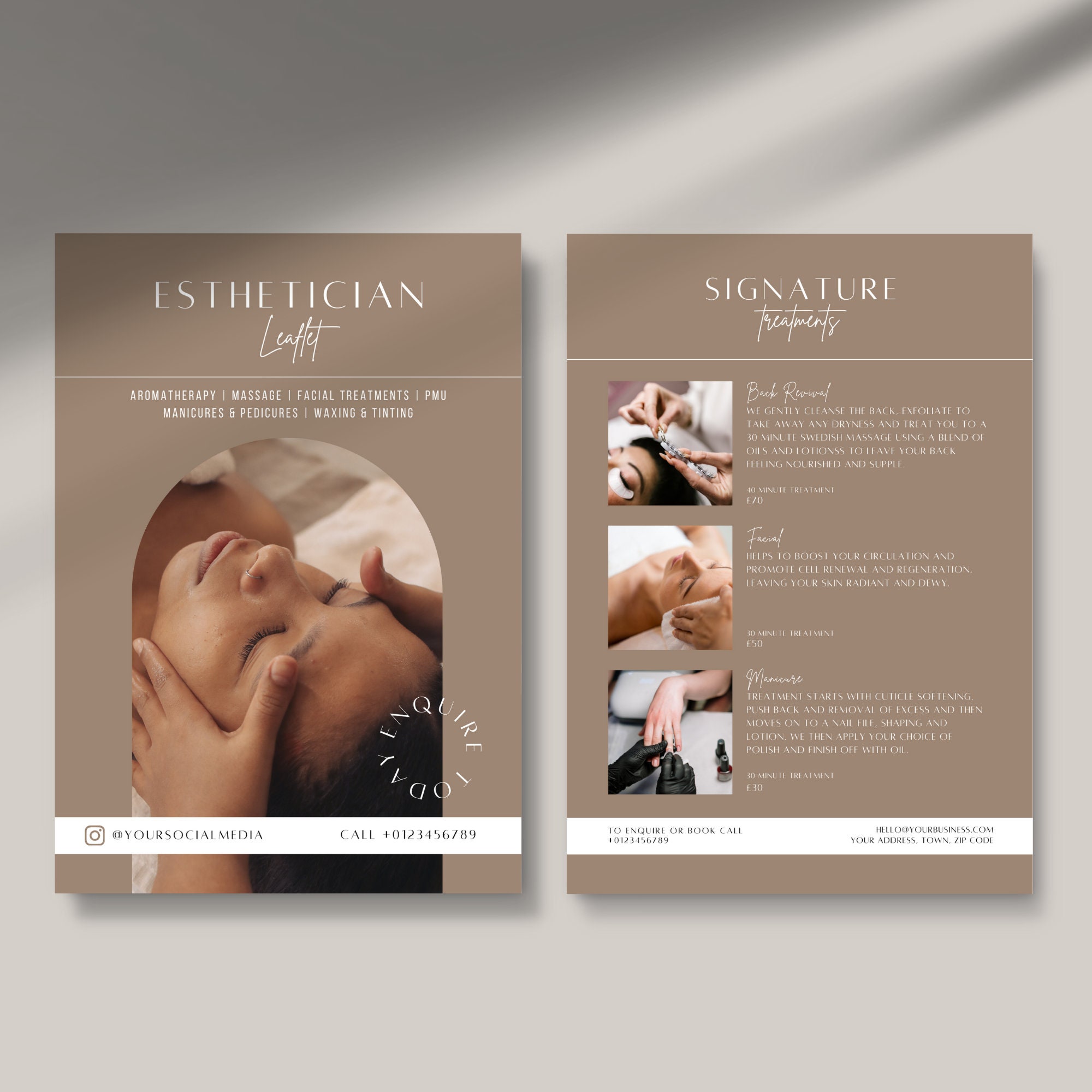 Esthetician Flyer Beauticians, Spa, Lash, Beauty, Salon Flyer - Etsy