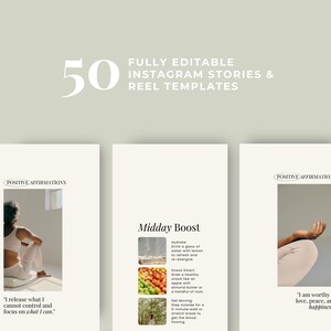 Wellbeing Instagram Stories Templates, Coaching Reels, Wellness ...