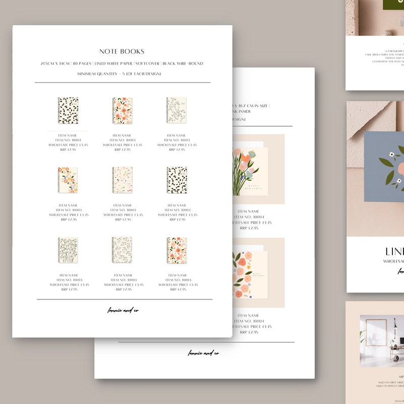 Business Card Catalog - Etsy