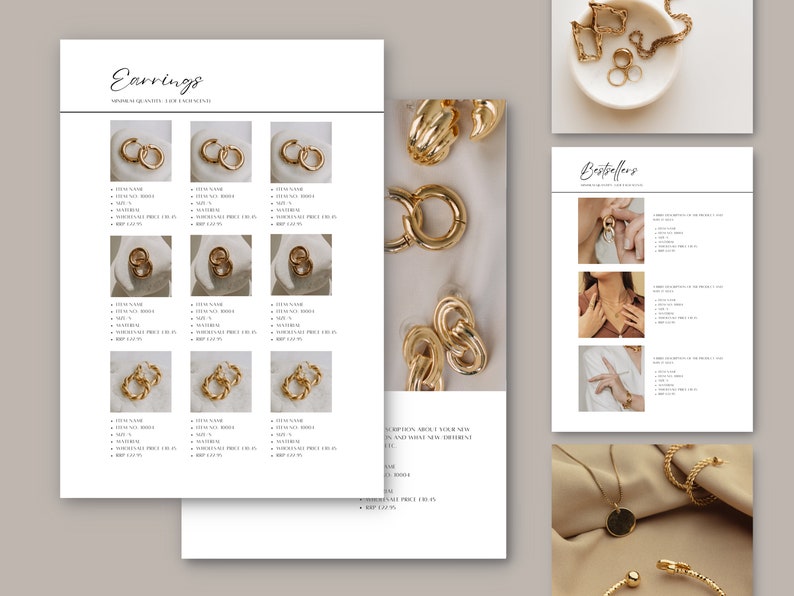 Line Sheet Template - Etsy