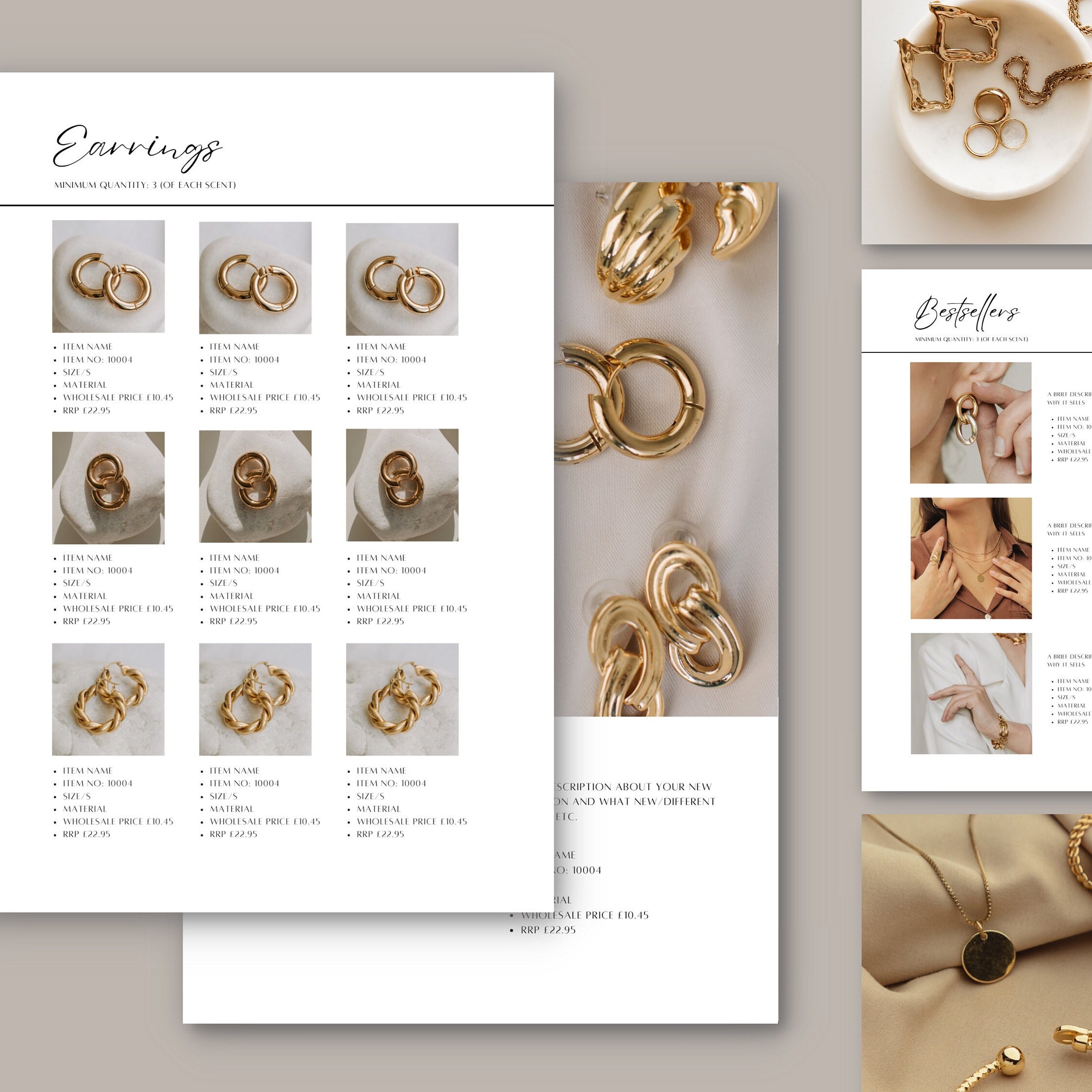 Line Sheet Template - Etsy