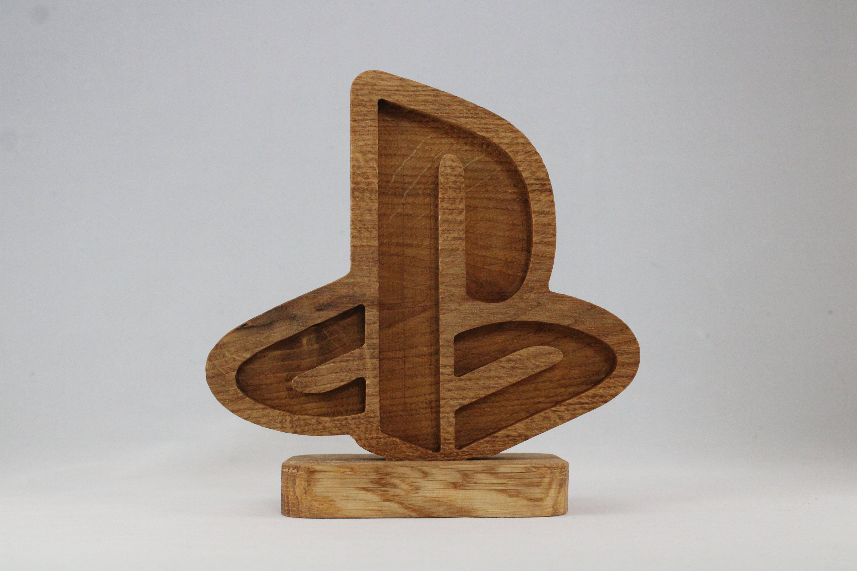 Wooden Playstation Stand With Cutout Effect Ps Logo Sign Ps5 Ps4 Gaming ...