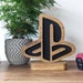 Wooden Playstation Stand With Cutout Effect Ps Logo Sign Ps5 - Etsy