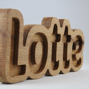 Wooden Letters / Name With Cutout Effect for Bedroom Kids / Baby ...