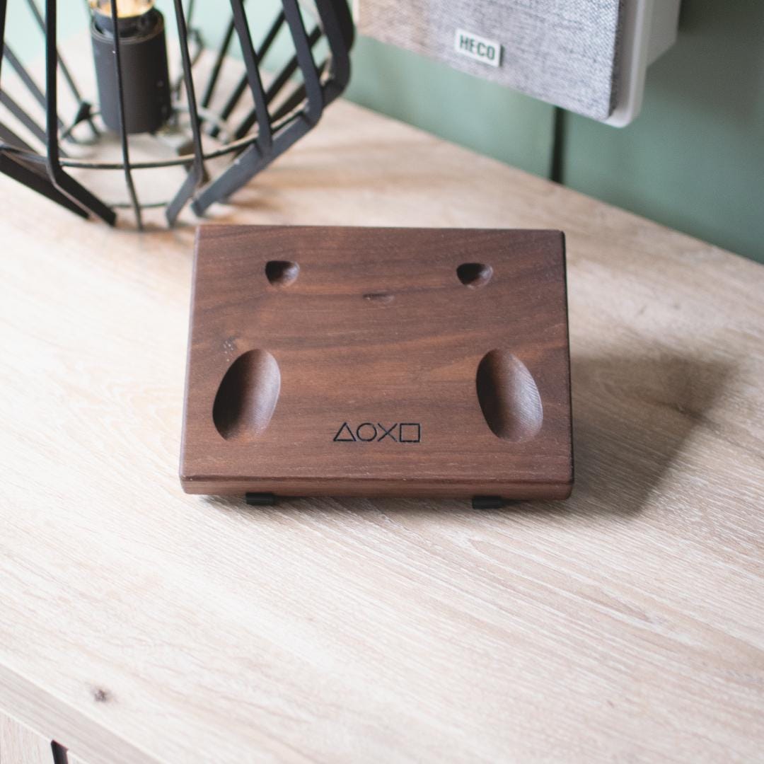 PS4 Dualshock Wooden Controller Display Stand Holder Oak Walnut ...