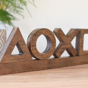 Wooden Playstation Symbols / Oak Icons / Walnut Buttons / Wood Blocks ...