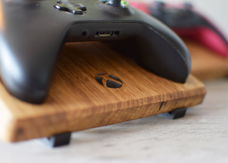 Xbox One Wooden Controller Display Stand Holder Oak Walnut Xbox ...