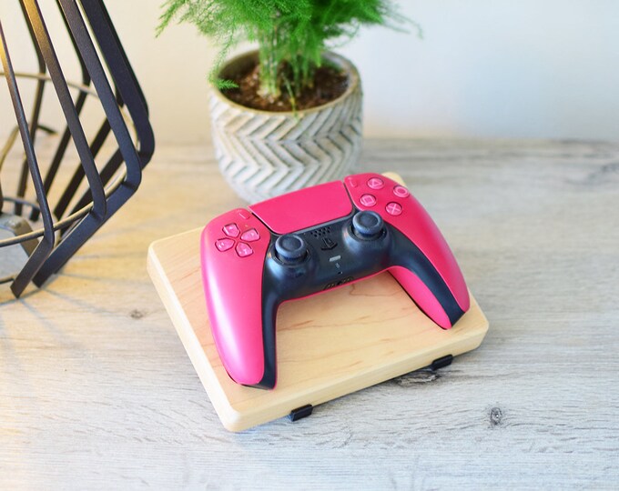 OUTLET PS5 Dualsense Wooden Controller Display Stand Holder Maple ...