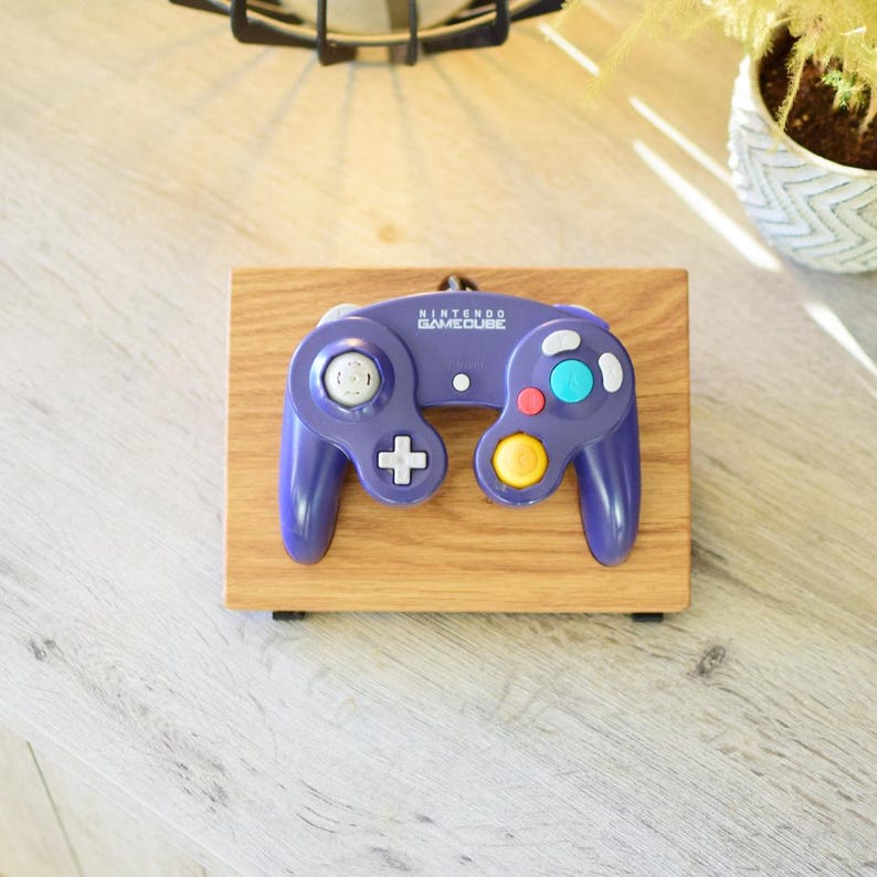 Wooden Nintendo Gamecube Controller Display Stand for Retro Gamers and ...