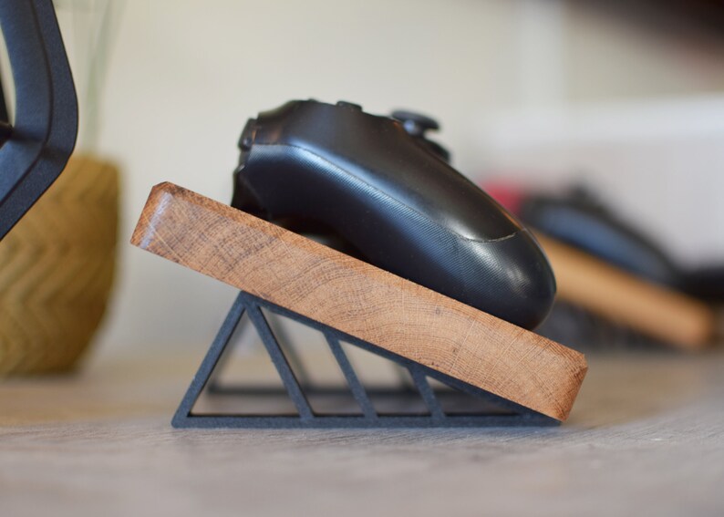 PS4 Dualshock Wooden Controller Display Stand Holder Oak Walnut ...