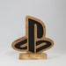 Wooden Playstation Stand With Cutout Effect Ps Logo Sign Ps5 - Etsy