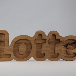 Wooden Letters / Name With Cutout Effect for Bedroom Kids / Baby ...