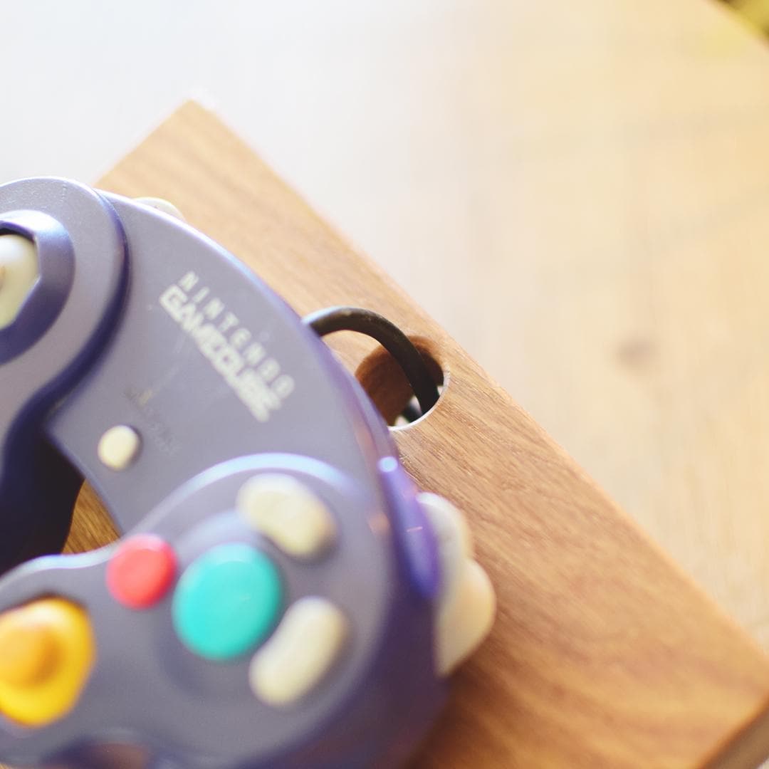 Wooden Nintendo Gamecube Controller Display Stand for Retro Gamers and ...