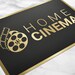 Home Cinema Theater Sign Cinema Sign Theater Decor - Etsy