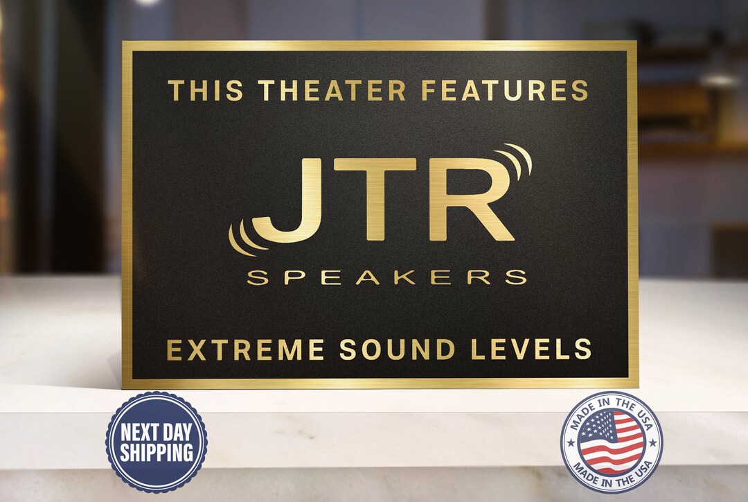 JTR Speakers Home Movie Theater Sign - Etsy
