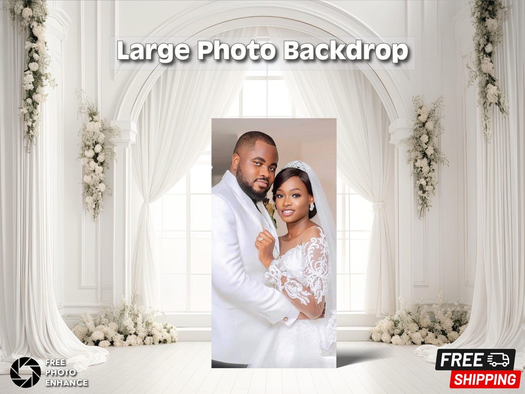 Wedding Photo Board | Birthday Backdrop | Custom Backdrop | Photo Props ...