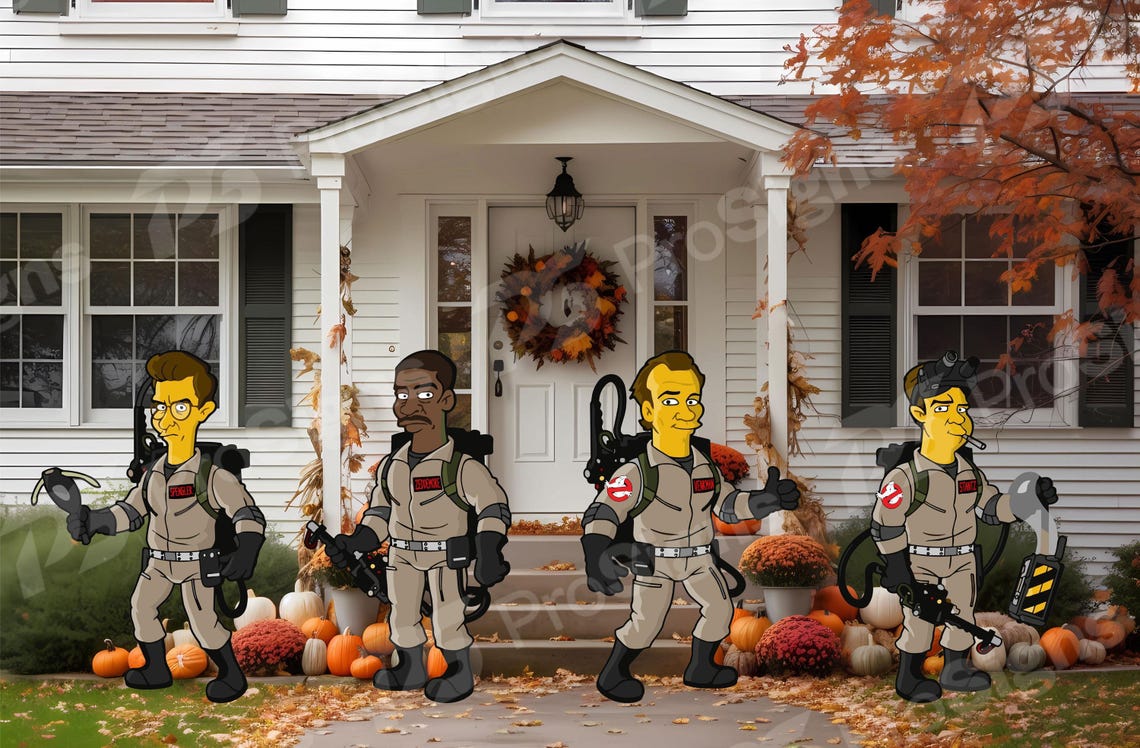 Ghostbusters Cutouts | Indoor/outdoor Decorations | Yard Signs | - Etsy