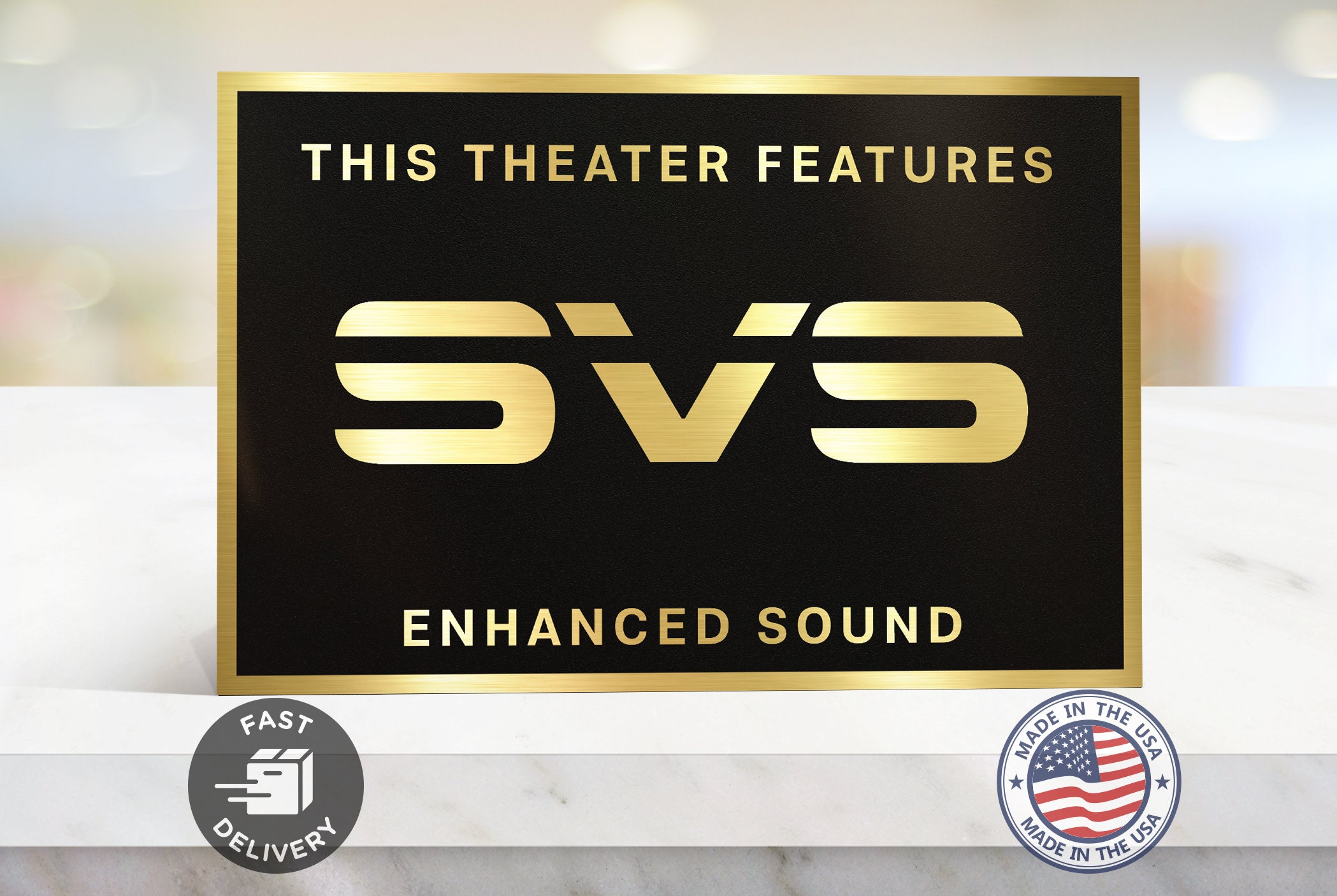 SVS Sound Home Movie Theater Sign - Etsy