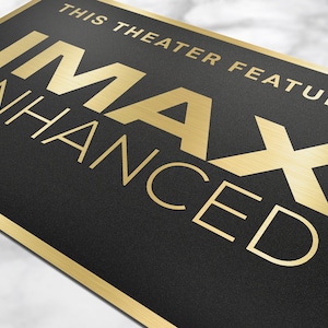 IMAX Enhanced Home Movie Theater Sign - Etsy