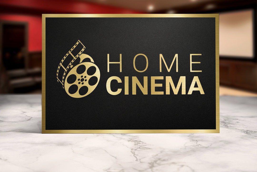 Home Cinema Theater Sign Cinema Sign Theater Decor - Etsy