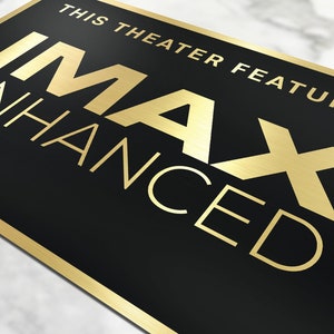IMAX Enhanced Home Movie Theater Sign - Etsy
