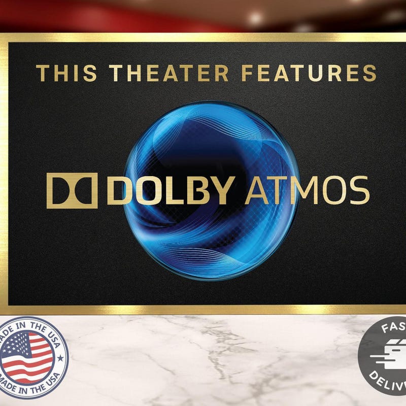 Home Theater Dolby Signs - Etsy