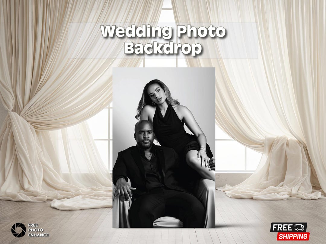 Wedding Photo Board | Birthday Backdrop | Custom Backdrop | Photo Props ...
