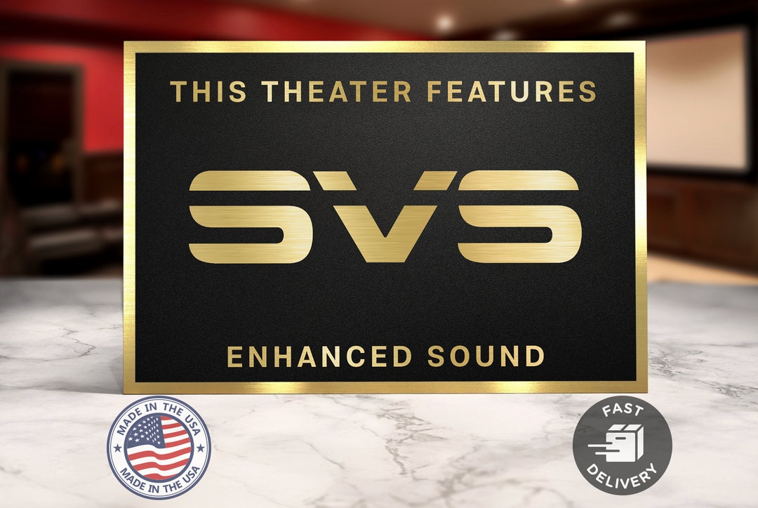 SVS Sound Home Movie Theater Sign - Etsy