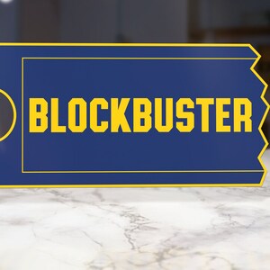 Blockbuster Retro Movie Theater Sign - Etsy