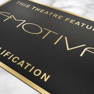 EMOTIVA Home Movie Theater Sign - Etsy