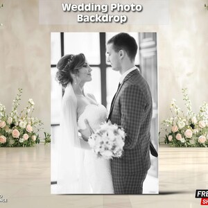 Wedding Photo Board | Birthday Backdrop | Custom Backdrop | Photo Props ...