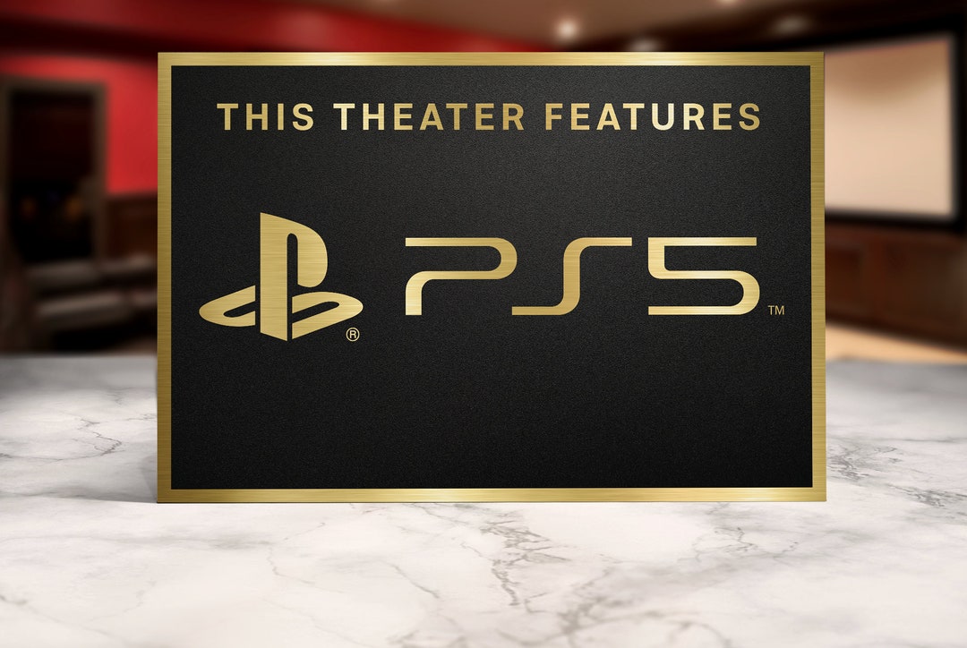 PS5 Playstation Theater Sign Cinema Sign Theater Decor - Etsy