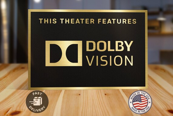 Dolby Vision Movie Theater Sign | Etsy