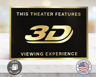 Dolby Atmos Home Movie Theater Sign | Etsy