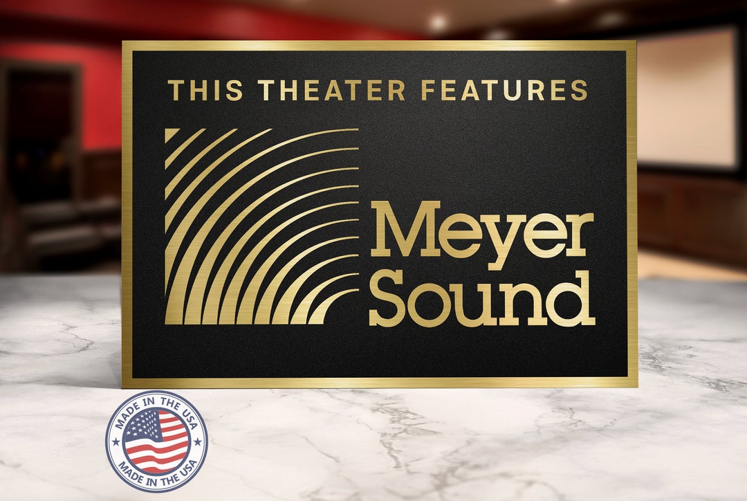 Meyer Sound Home Movie Theater Sign - Etsy