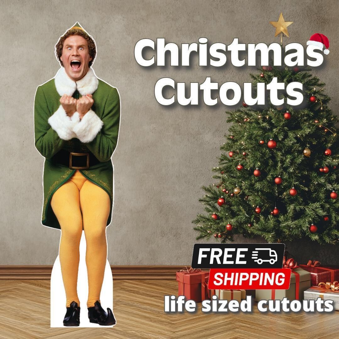 Life Size Elf Cutouts, Celebrity Cutouts, Buddy Hobbs, Elf Movie, and ...