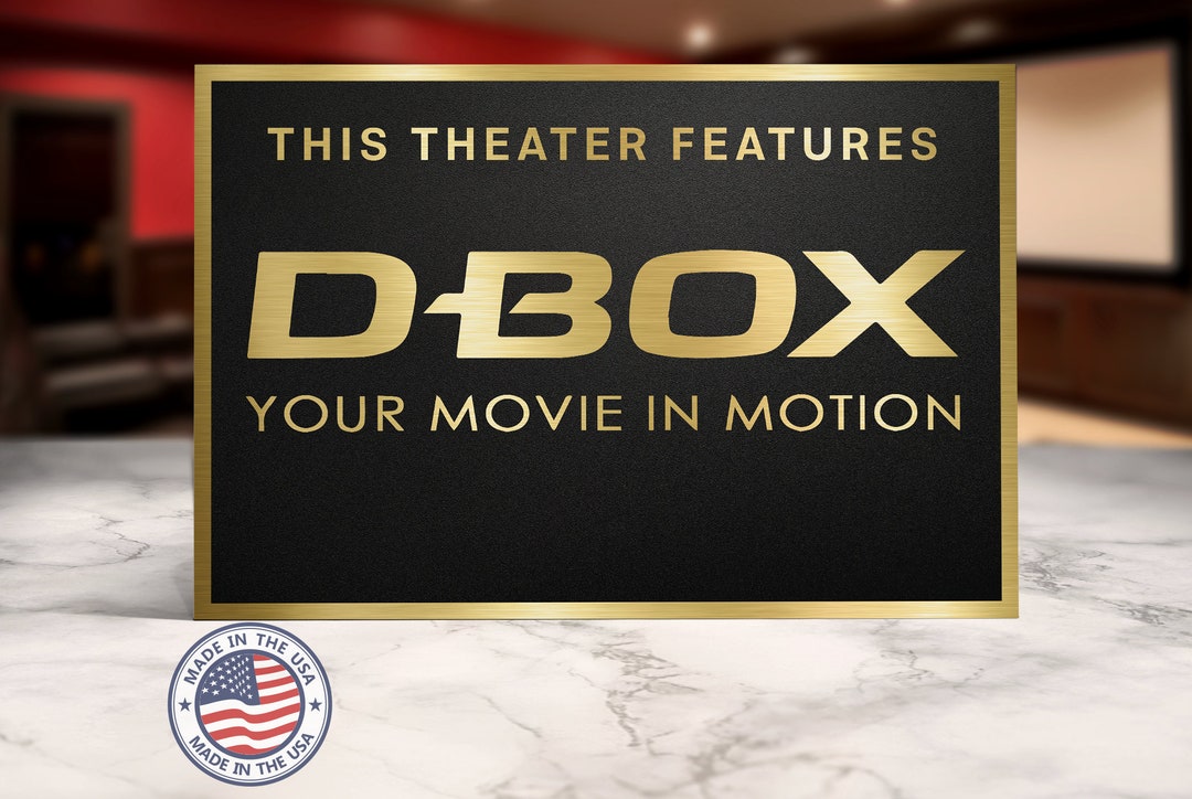 Dbox Home Movie Theater Sign - Etsy