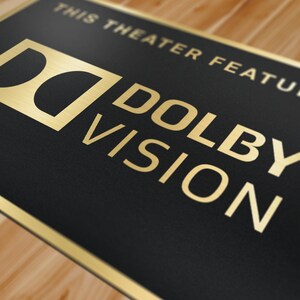 Dolby Vision Movie Theater Sign | Etsy
