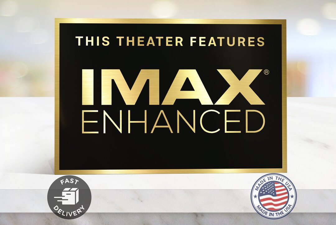 IMAX Enhanced Home Movie Theater Sign - Etsy