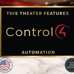 Control 4 Home Movie Theater Sign - Etsy