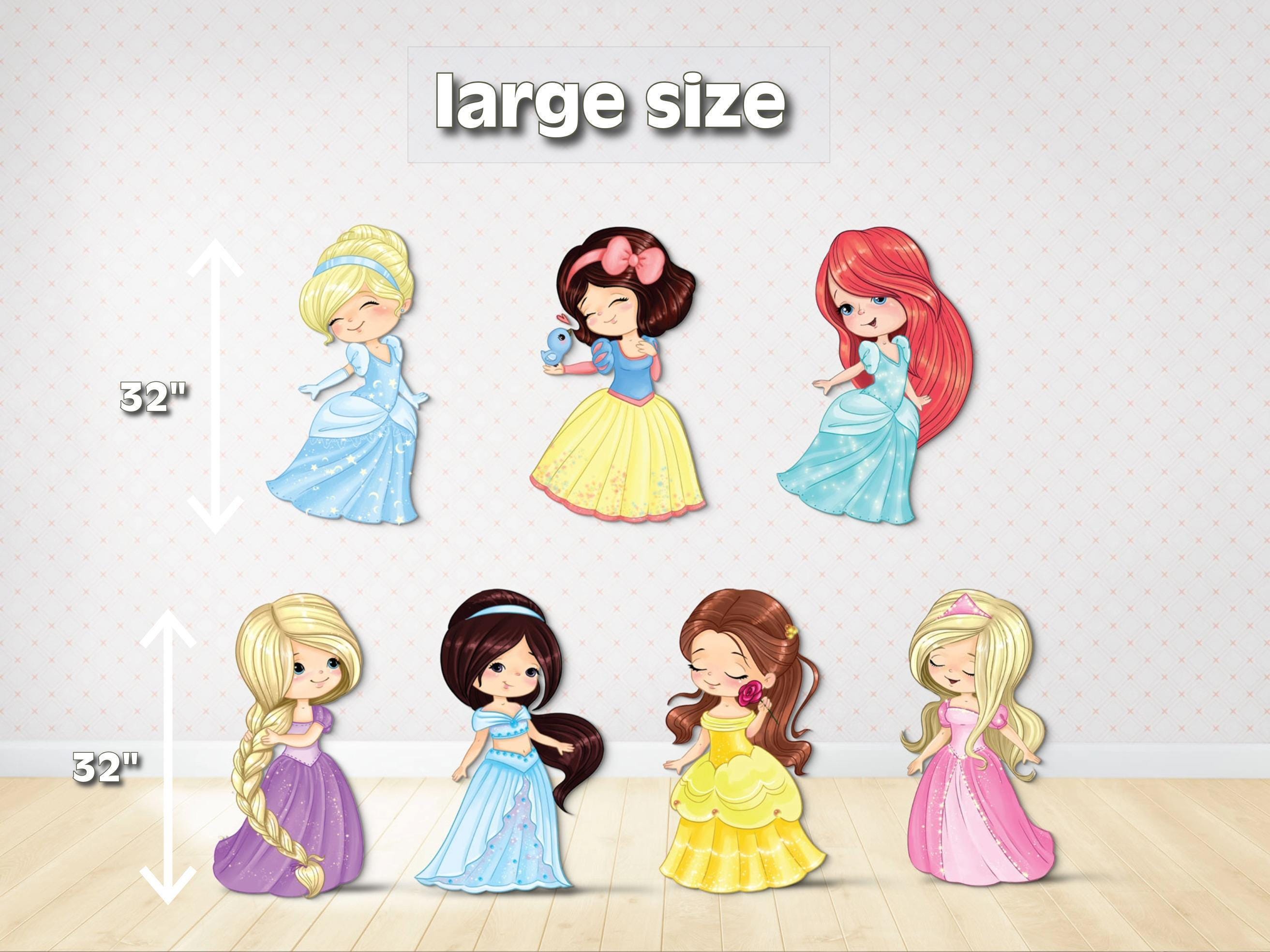 Disney Princess Cutouts | Princess Birthday Party Decor | Kids Party ...