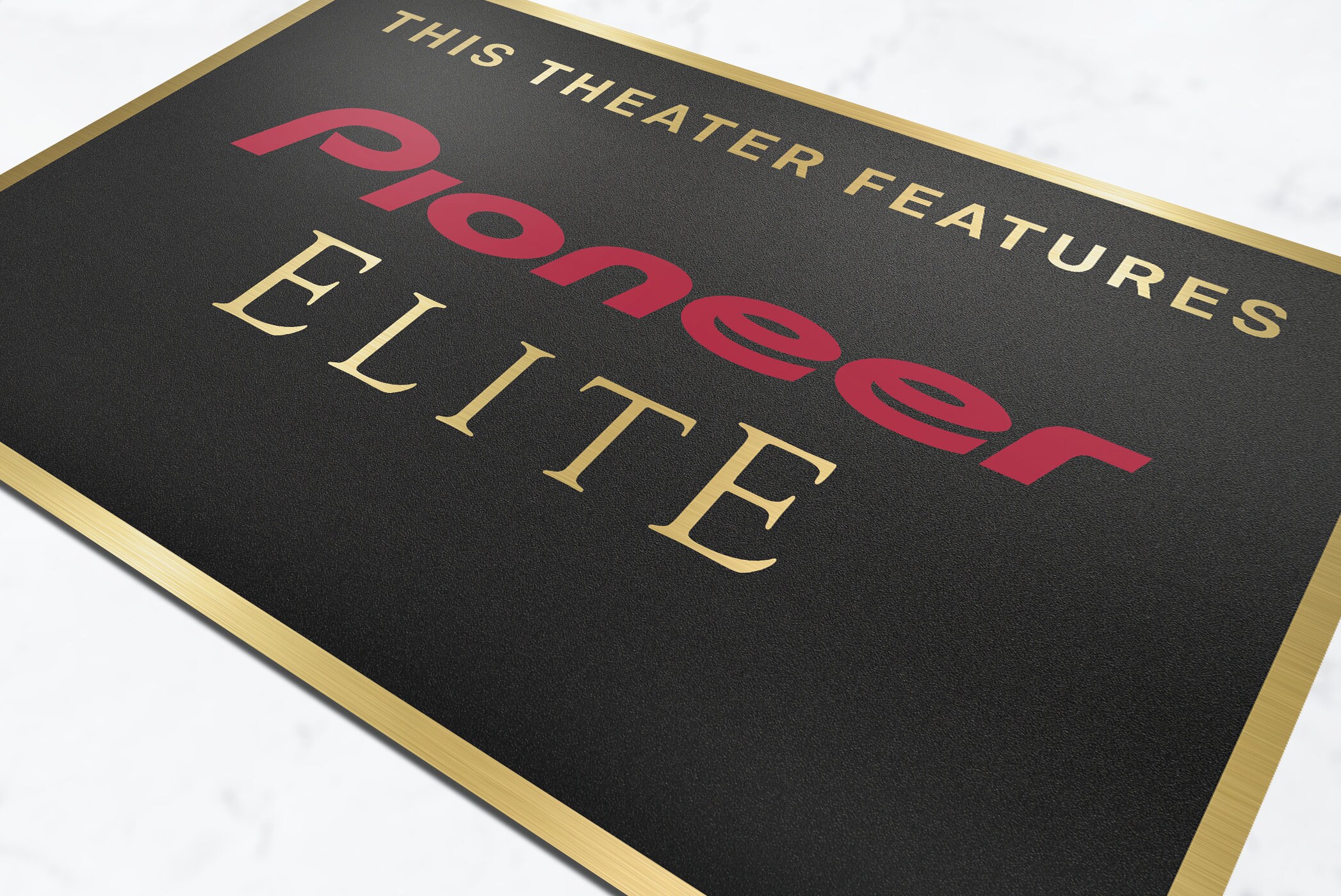 Pioneer Elite Home Movie Theater Sign - Etsy
