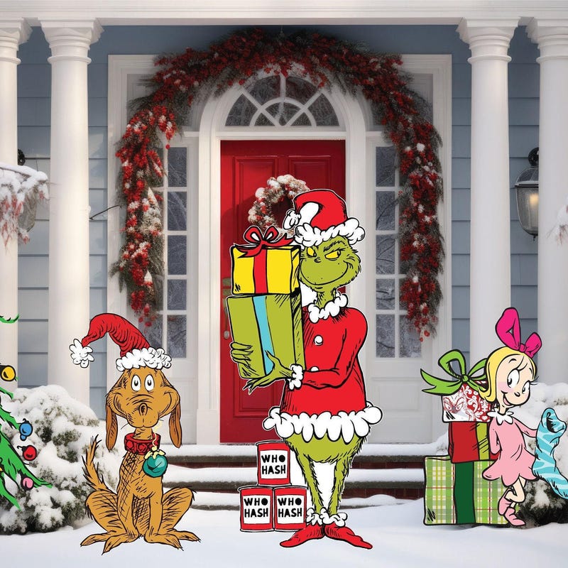 Grinch Cutout - Etsy